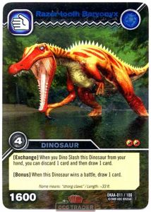 Dinosaur King Pachycephalosaurus Card