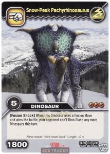 Dinosaur King Pachyrhinosaurus Card